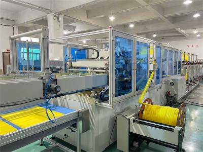 Cina Conclusioni di ricerca e sviluppo Xinlong, macchina per sacchetti a filtro d'aria a effetto medio, macchina per sacchetti non tessuti. in vendita
