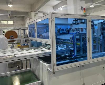 China Máquinas e equipamentos de filtro de ar trapezoidal de avião dobrável por ultra-som 4-8pcs/min for sale