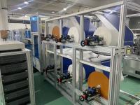 China three-dimensional Primary Trapezoidal Filter Bag Making Machine. for sale