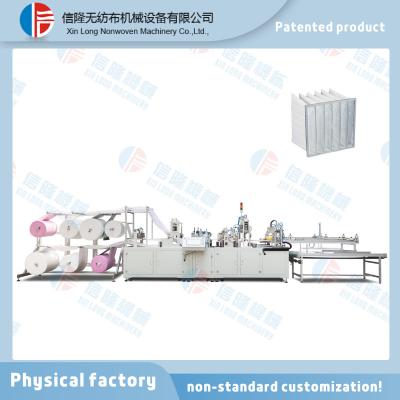 China Máquina de fabricação automática de filtros de ar de alta velocidade para separação de poluentes de sacos não tecidos por ultra-som for sale