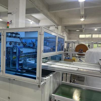 China Máquina de fabricação de sacos com filtro de ar trapezoidal externo for sale