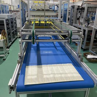 中国 中程度の効果の超音波空気フィルターバッグ製造機械の自動生産0.6Mpa 販売のため