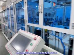 Máquina de fabricação de sacos de filtro de ar totalmente automática, adequada para a produção em massa de tecidos não tecidos