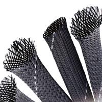 China Eco Friendly PET Expandable Braided Cable Sleeve Protects Wires From External Elements for sale