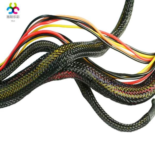Quality Operating Range -50°C to 150°C Sleeve Braided Cable Wrap with Zipper Braided Sleeving for sale