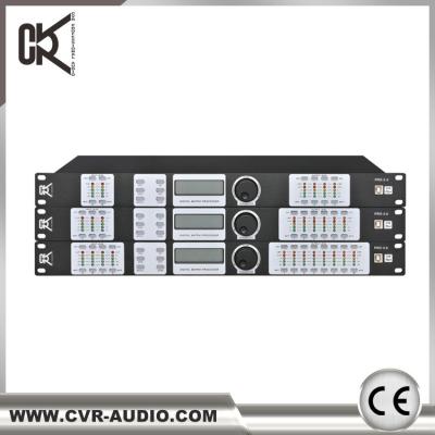 China CVR 2 in 4 out Output processing includes crossover, 5 parameter EQ,Gain, Mute, compressor/Limiter, Phase, Delay for sale