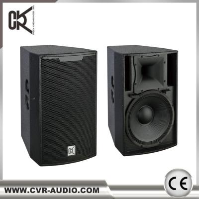 China CVR Audio Factory 15 inch pa speaker active plywood enclosure textured Paint for sale