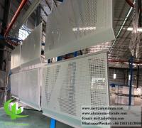 China Perforating Metal Sheet For Wall Cladding With Pattern Solid Aluminum Panel Powder Coated for sale
