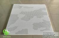 China Perforating Metal Sheet For Wall Cladding With Pattern Solid Aluminum Panel Powder Coated for sale