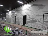 China Perforating Metal Sheet For Wall Cladding With Pattern Solid Aluminum Panel Powder Coated for sale