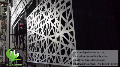China Powder Coated Perforated Aluminum Sheet with Customizable RAL Colors and CNC Laser Cutting for Facade Cladding for sale