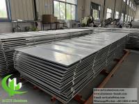 China Powder Coated Perforated Aluminum Cladding Panel - Customizable Sizes for Solid Aluminum Facade for sale
