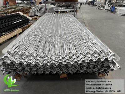 China Powder Coated Perforated Aluminum Facade Panel with Customizable Size and CNC Laser Cut Design for sale