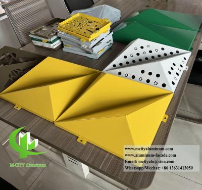 China Perforated Aluminum Facade with 1.5-20mm Thickness, Powder Coating & PVDF Surface Treatment and High Fire Rating for sale