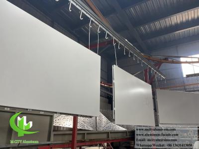 China Perforating Aluminium Screen For Building Wall Cladding Covering With LED Light for sale