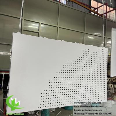 China Solid Metal Sheet Aluminum Cladding Panel Metal Screen For External Wall Cladding for sale
