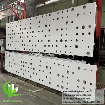 China Solid Metal Sheet Aluminum Cladding Panel Metal Screen For External Wall Cladding for sale