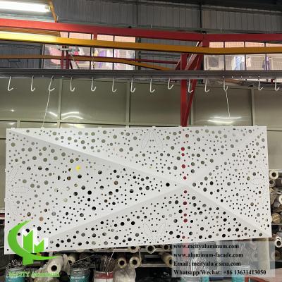 China Solid Metal Sheet Aluminum Cladding Panel Metal Screen For External Wall Cladding for sale