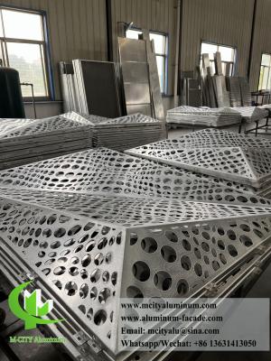 China Powder Coated 3D Metal Cladding with Customizable RAL Colors and CNC Laser Cutting for Facade Decoration for sale