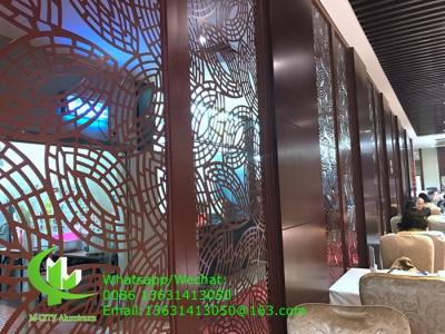 China CNC cutting panel aluminum decorative sheet for facade cladding fence windows with colorful painting for sale