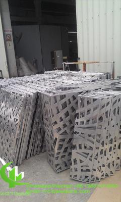 China CNC cutting panel aluminum decorative sheet for facade cladding fence windows with colorful painting for sale
