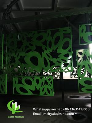China CNC cutting panel aluminum decorative sheet for facade cladding fence windows with colorful painting for sale