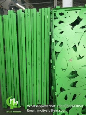 China CNC aluminum carving sheet with various patterns laser cutting metal screen panel 2mm thickness for hotel decoration for sale