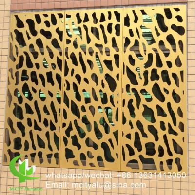 China Custom Tree Patterns Aluminum Hollow Panel with Powder Coated Surface and 1000x2000mm Standard Size for Facade Decoration for sale