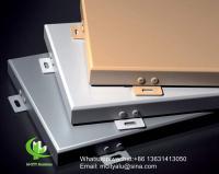 China 3mm Bamboo Pattern Aluminum Solid Panel with PVDF Paint for Facade Cladding for sale