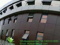 China Powder Coated Aluminum Facade Cladding Panel with Customizable Patterns in 1000x2000mm Size for sale