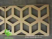 China Powder Coated Aluminum Facade Cladding Panel with Customizable Patterns in 1000x2000mm Size for sale