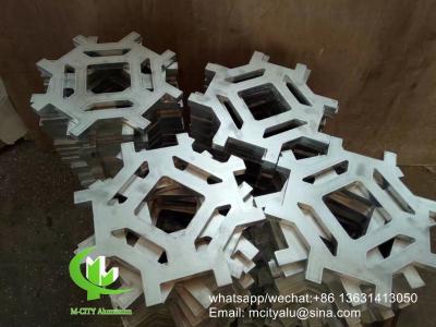 China CNC Carved 2.5mm Thickness Powder Coated Perforated Aluminum Cladding Panel for Facade for sale