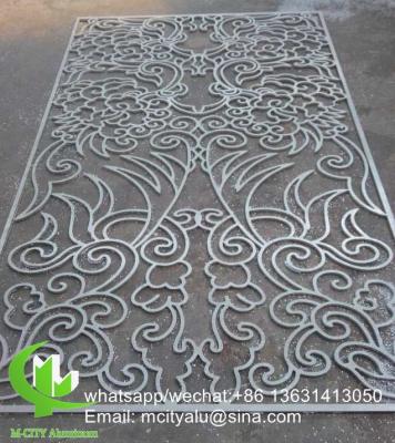 China Powder Coated Aluminum Hollow Panel 1000x2000mm for Facade Decoration with Laser Cutting for sale