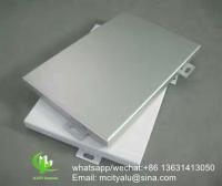 China Powder Coated Aluminum Solid Panel with Customizable RAL Colors and CNC Turret Punching for Facade Cladding for sale