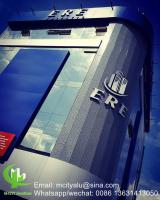 China 3mm thickness aluminum solid panel cladding with powder coated surface and customizable design for facade for sale