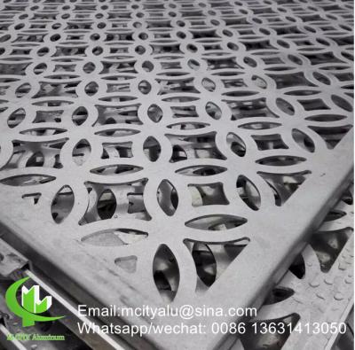 China 3mm Thick Powder Coated Perforated Aluminum Panel for Customizable Facade Cladding and Decorative Wall Applications for sale