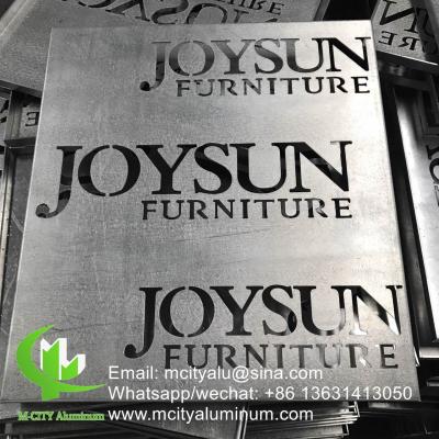 China Aluminum CNC laser cut decorative panel for billboard advertising board