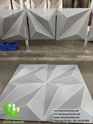 China 3D Metal Cladding Aluminum Sheet For Exterior Facade Decoration for sale