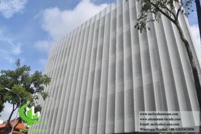 China Perforated Metal Facade with PVDF Coating - Customizable High-Strength Aluminum Cladding System for sale