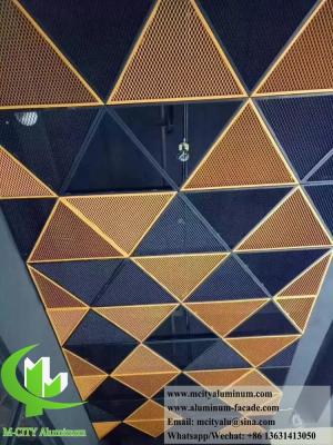 China Expanded Mesh Metal Screen Aluminium For Ceiling And Facades Decoration for sale