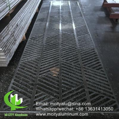 China 10mm Thickness Powder Coated Aluminum Privacy Screen with Custom Patterns for Decorative Laser Cut Panel for sale
