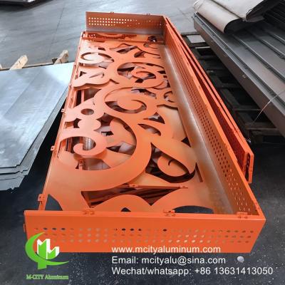 China 3mm Aluminum Perforated Panel with Powder Coated Finish and Custom RAL Colors for Decorative Facade Cladding for sale