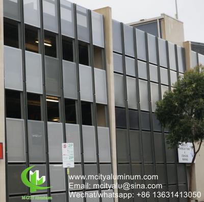 China Perforated aluminum panel wall panel facade wall cladding panel exterior building cover for building outdoor face for sale