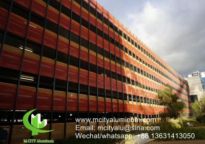 China Powder Coated Aluminum Perforated Sheet 1000x2000mm Customizable Patterns for Facade Cladding for sale