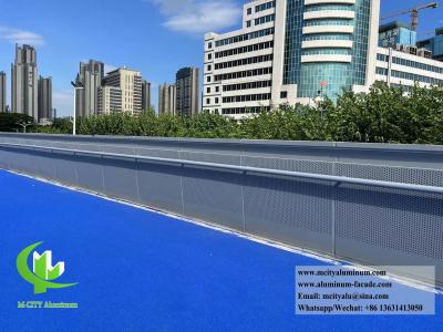 China PVDF Paint Perforated Aluminum Facade Panel with Customizable Designs and 3mm Thickness for Exterior Decoration for sale