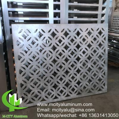 China Custom RAL Colors Laser Cut Perforated Aluminum Facade Panel with 2.5mm Thickness for Decorative Curtain Wall for sale