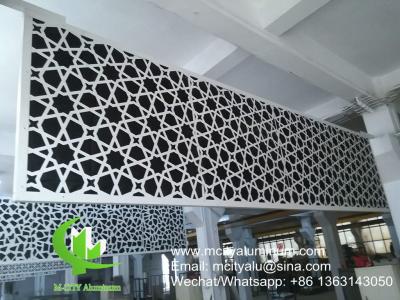 China Powder Coated Perforated Aluminum Facade Panel with Customizable RAL Colors and CNC Laser Cutting for sale