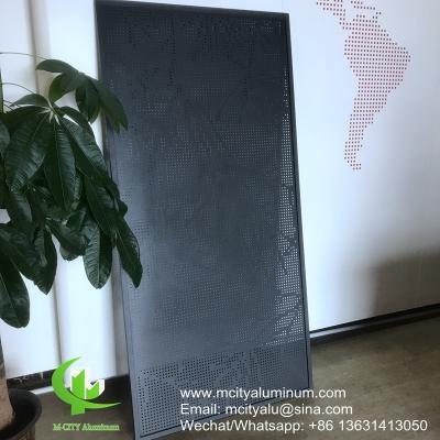 China PVDF Coated Perforated Aluminum Panel for Facade Cladding with Customizable Patterns and 1000x2000mm Standard Size for sale