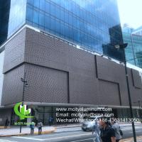 China Architectural PVDF Finish Aluminum Facade Panel with Customizable RAL Colors and Laser Cut Patterns for sale