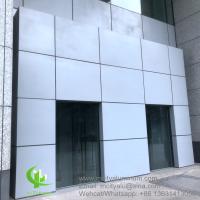 China Powder Coated PVDF Paint Aluminum Solid Panel for Facade Cladding with Customizable RAL Colors for sale